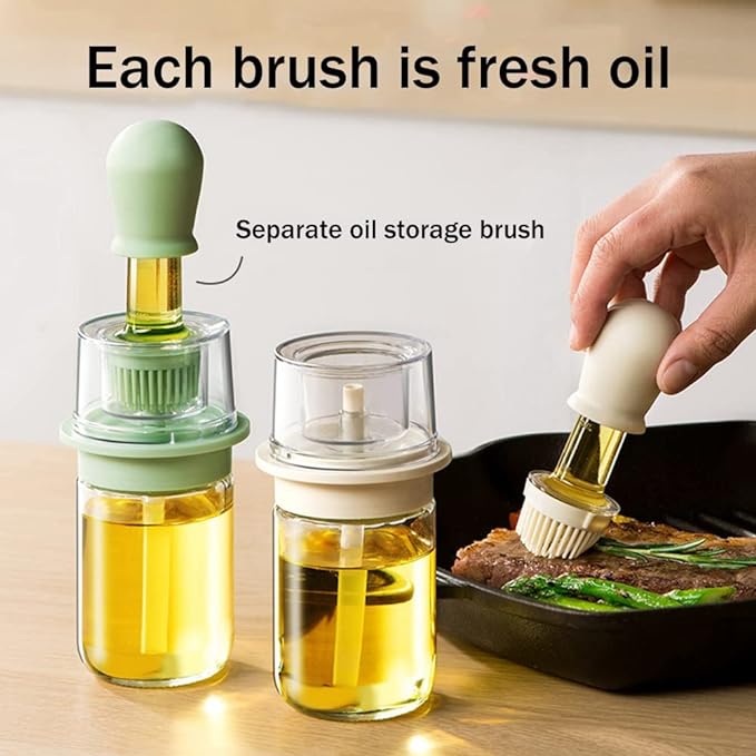 Oil container with brush – Hey Shoppers