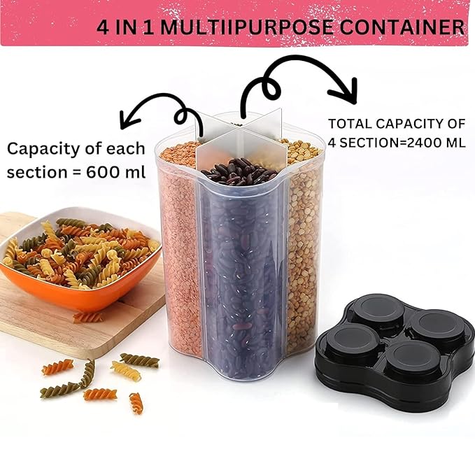 4 Section Container Jar — Hey Shoppers